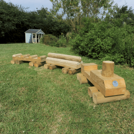 Wooden Playground Train - Sovereign Early Years